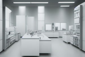 「研究室・実験室」の背景イラスト / Background illustrations of a "Laboratory"