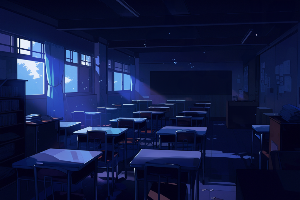 free background illustration of "classroom"