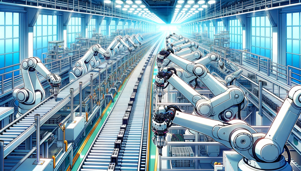 Background illustrations of a "factory"