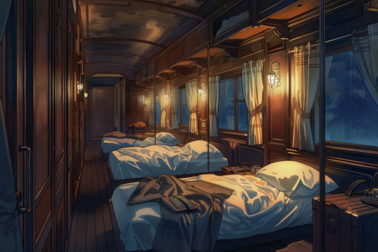 free background illustration of "locomotive&train"