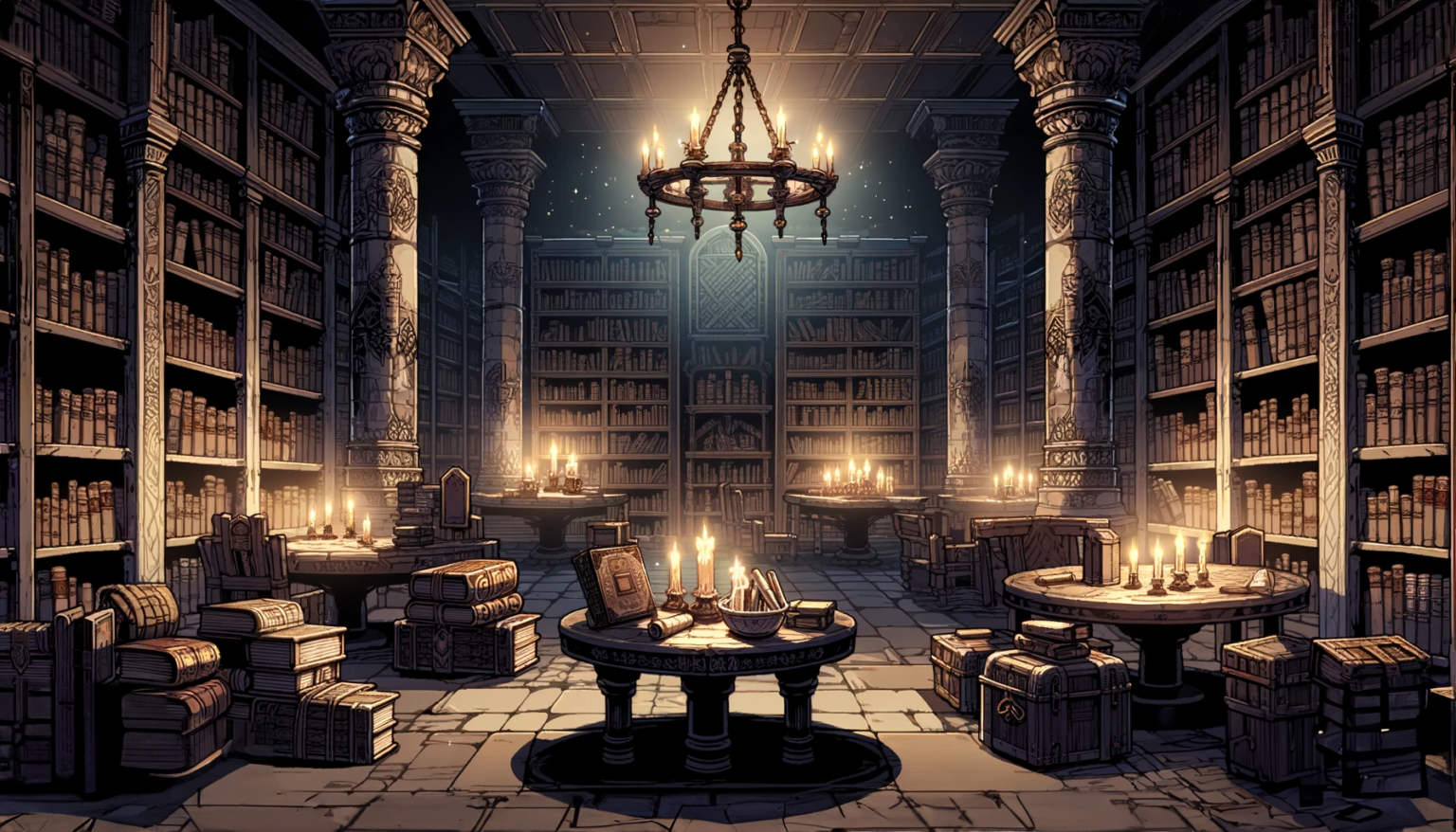 【フリー素材】ダンジョンの背景イラスト