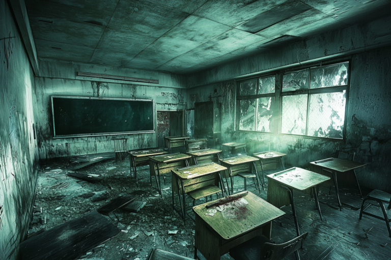 free background illustration of "classroom"