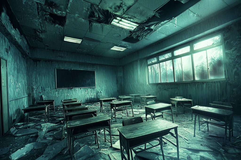 free background illustration of "classroom"