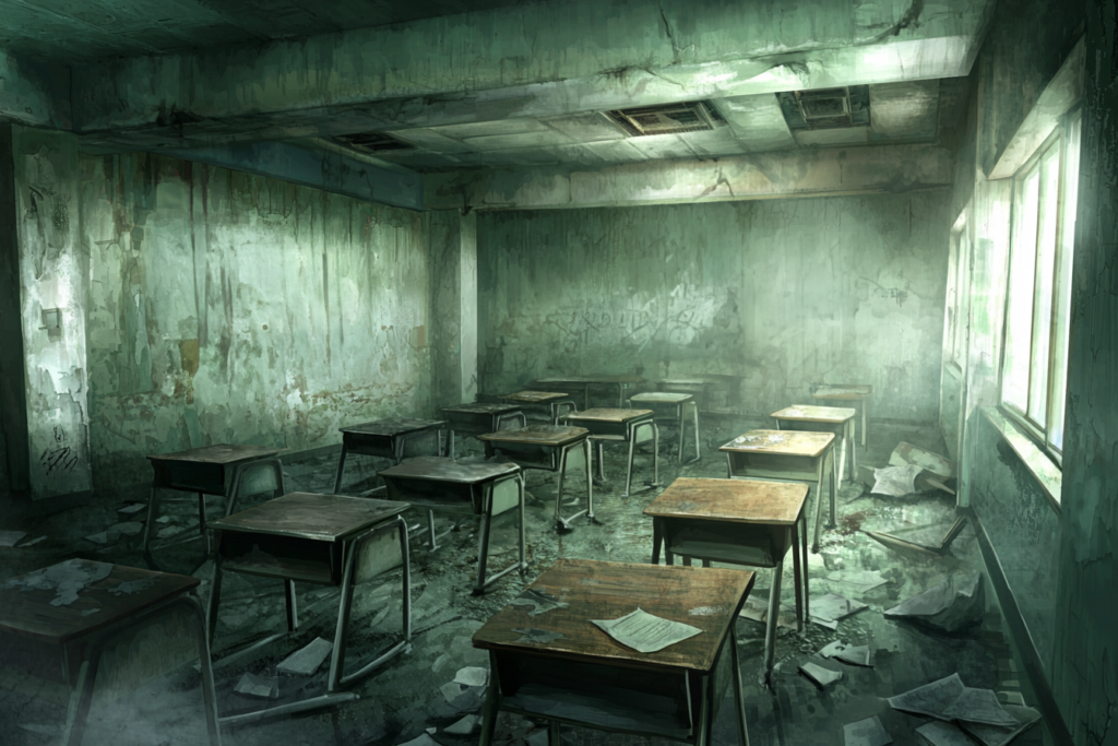 free background illustration of "classroom"